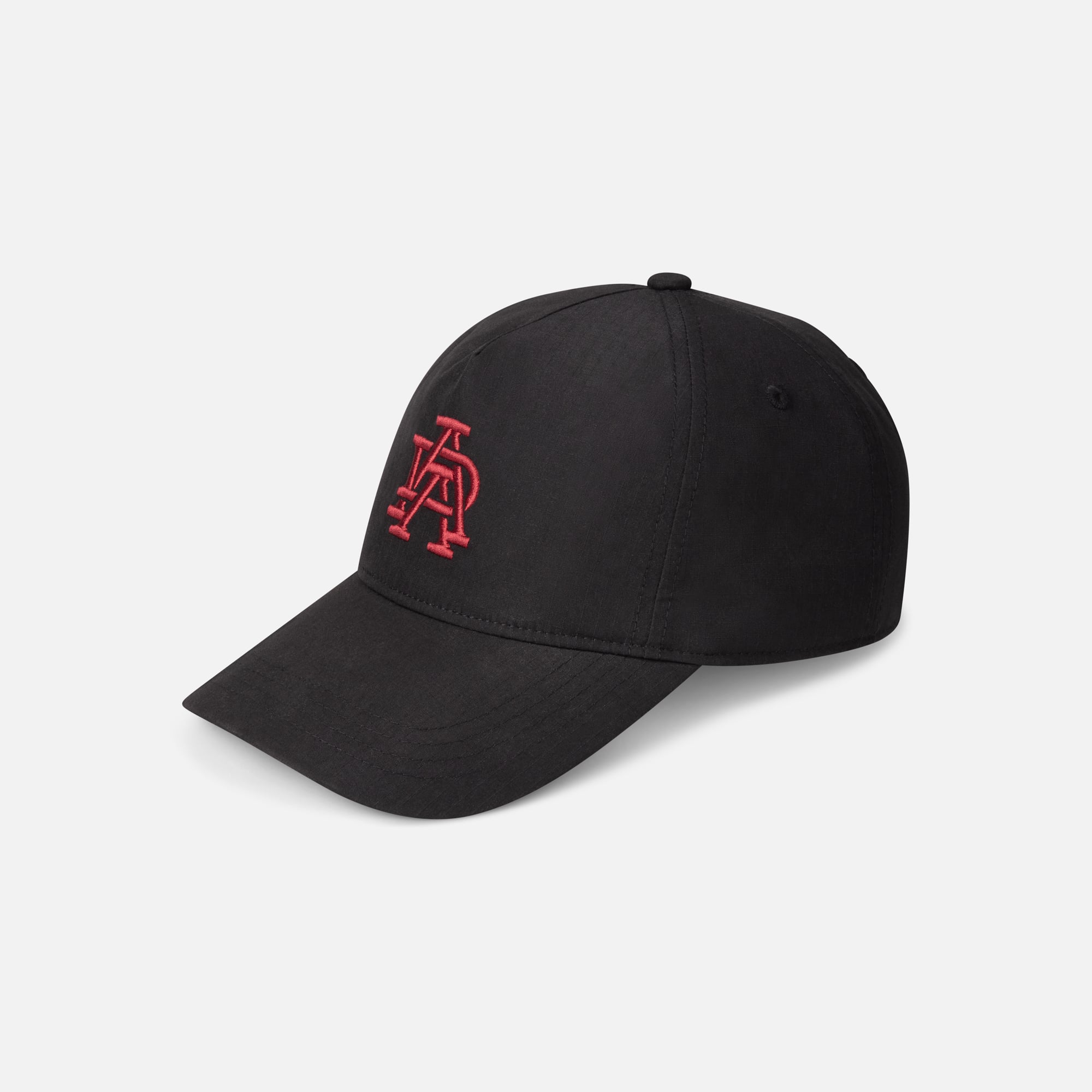 ADA Monogram Cap | Black — Golden Age of Tennis