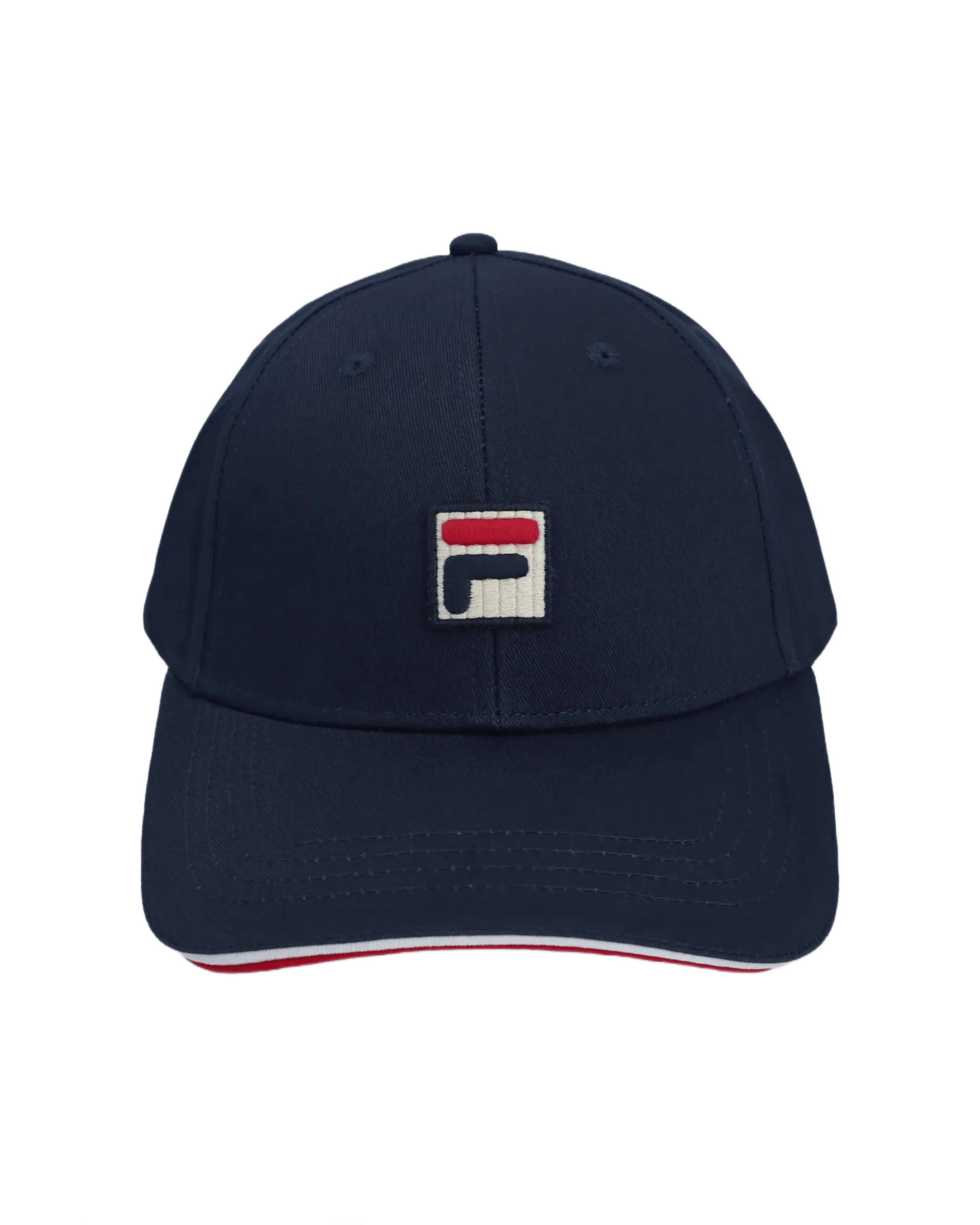 Fila Harris 6 Panel Cap W The Classic F Box Badge in Fila Navy — Golden ...