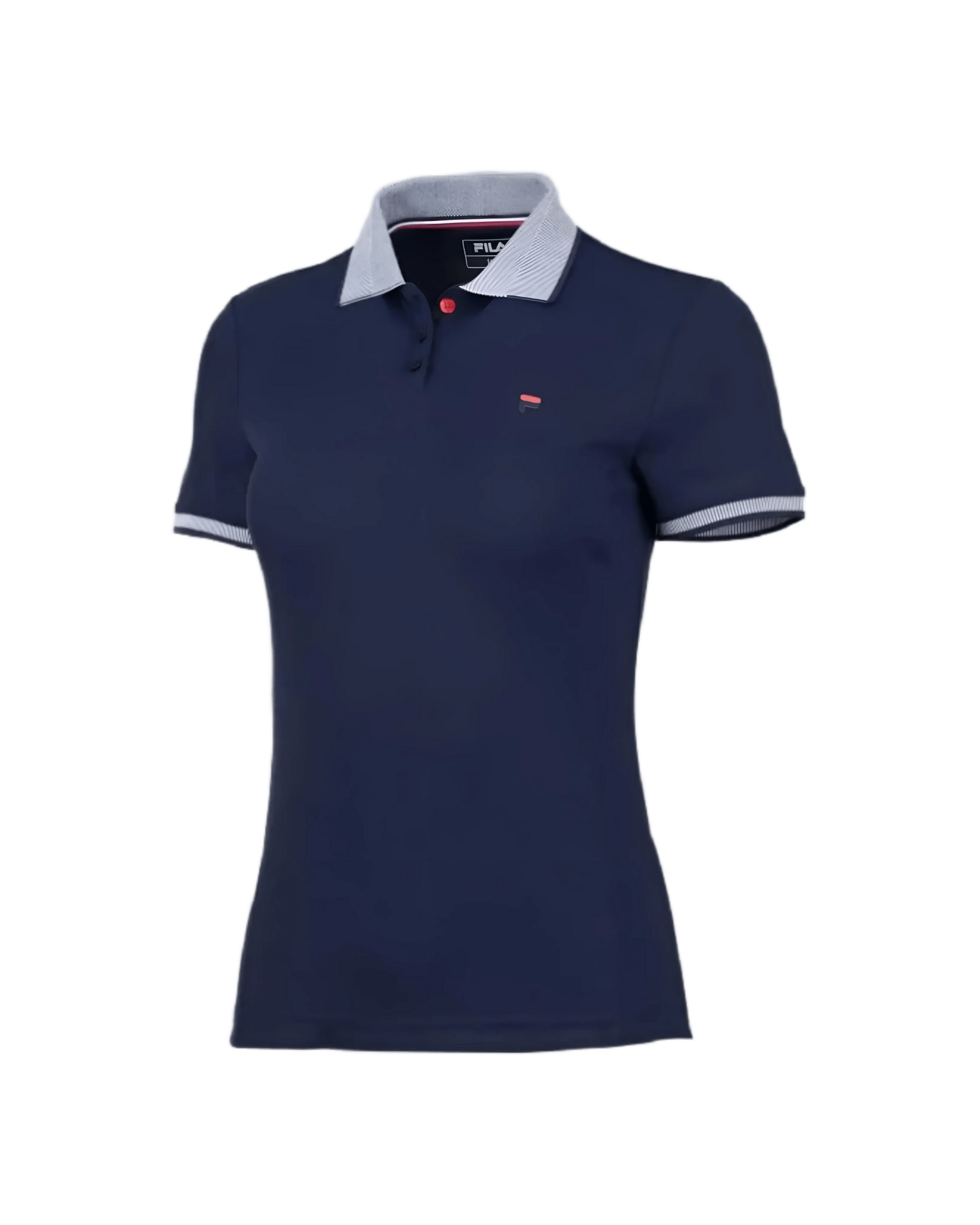 Heritage Emma Polo Shirt Navy — Golden Age of Tennis