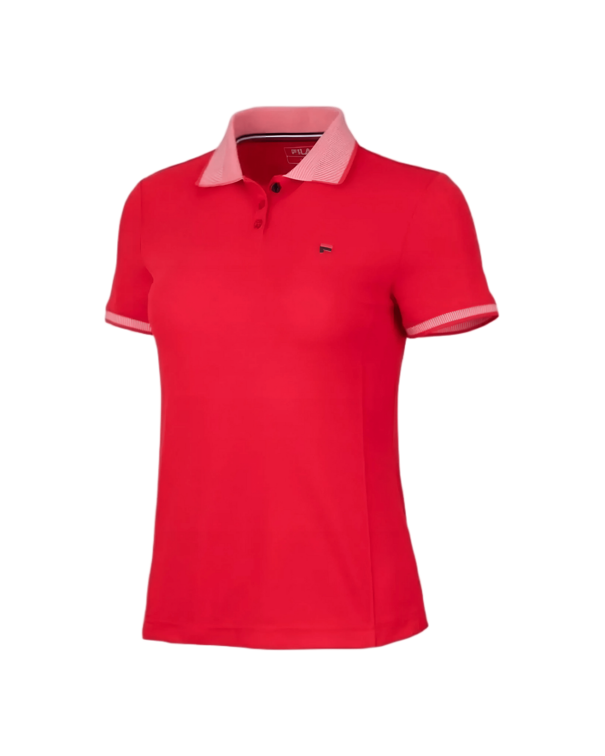 Heritage Emma Polo Shirt Red — Golden Age of Tennis